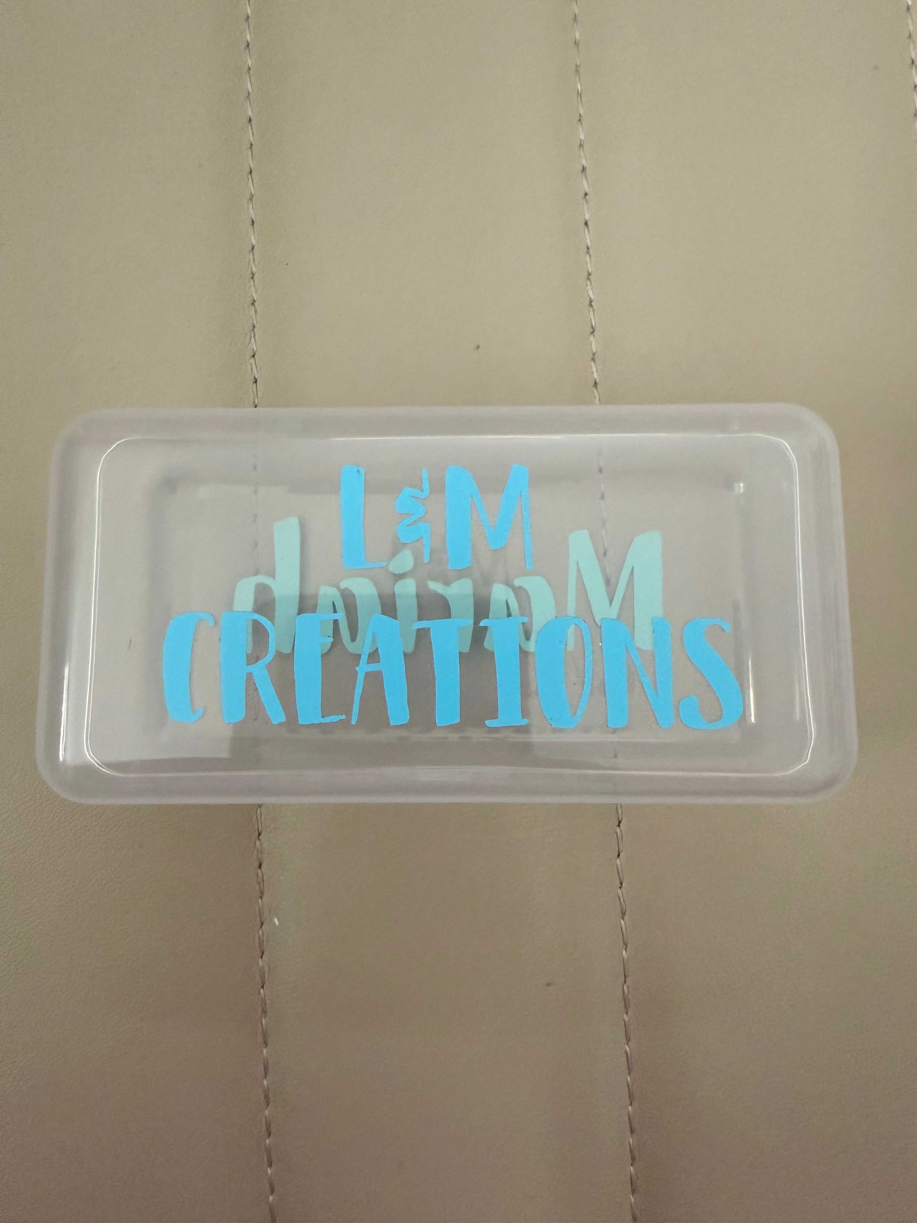 Custom plastic container – L&M Creations